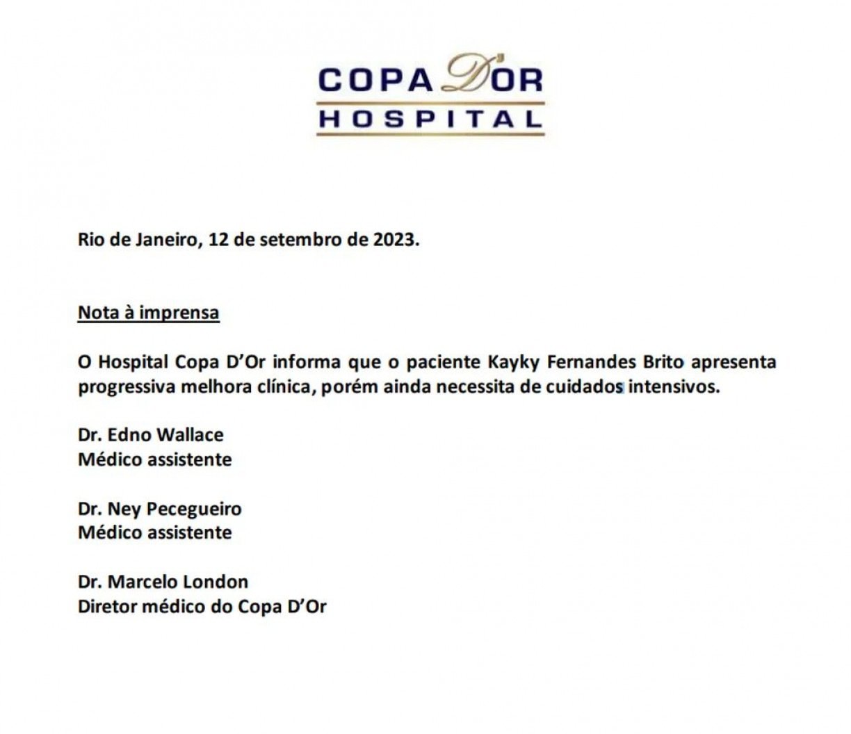 KAYKY BRITO NOTÍCIAS DE HOJE (13): NOVO BOLETIM MÉDICO revela ESTADO DE ... KAYKY BRITO NOTÍCIAS DE HOJE (13): NOVO BOLETIM MÉDICO revela ESTADO DE ...